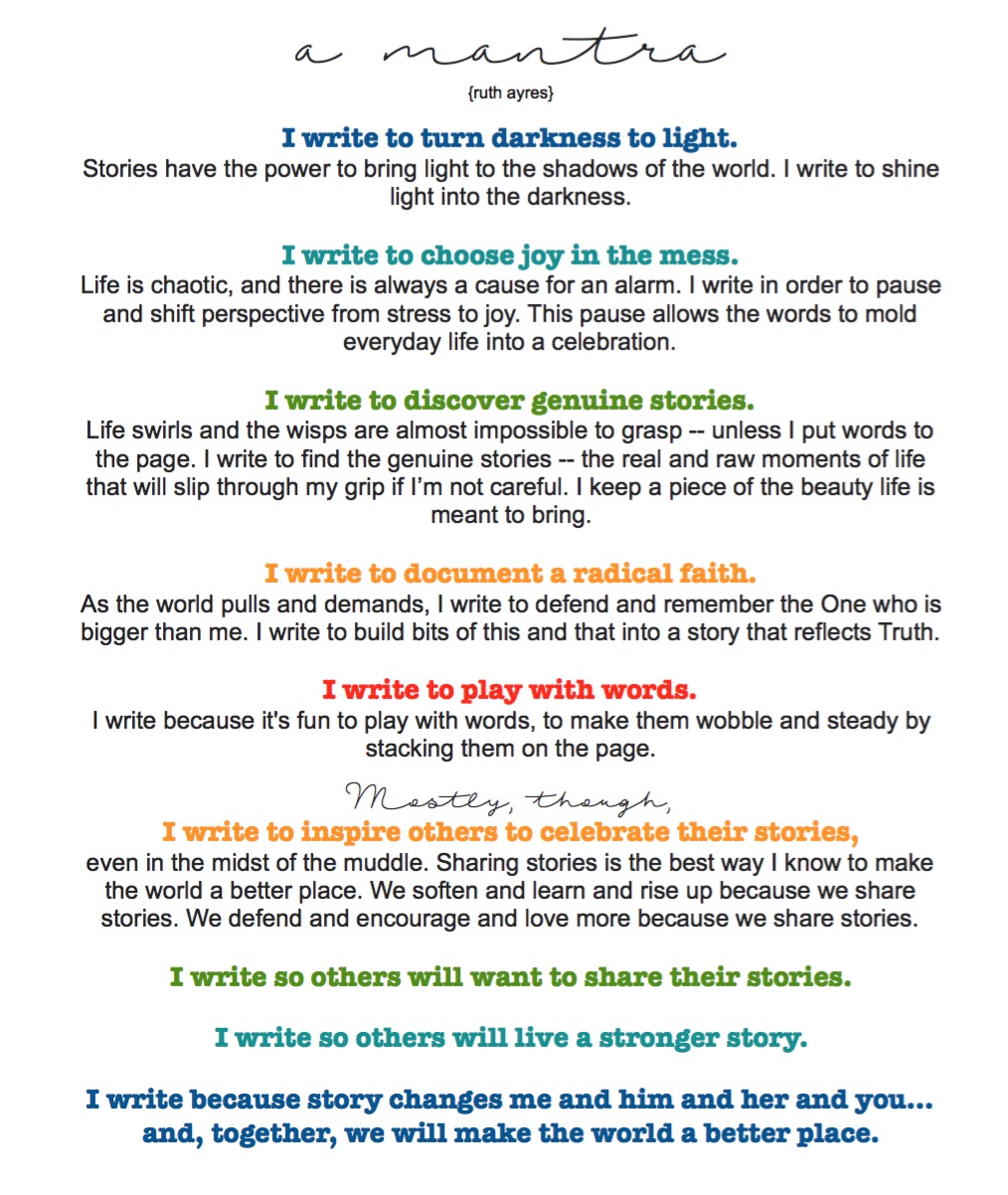 Creating a Manifesto – Choice Literacy