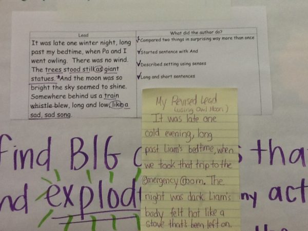 Charting Mentor Texts – Choice Literacy
