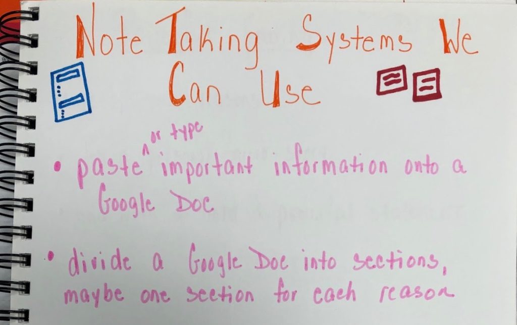 Student-Centered Notes – Choice Literacy